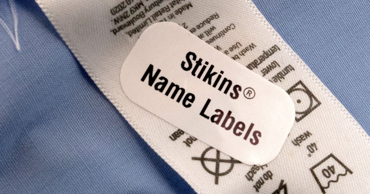 Clothes Name Labels | Stick On Name Labels For School - Stikins®
