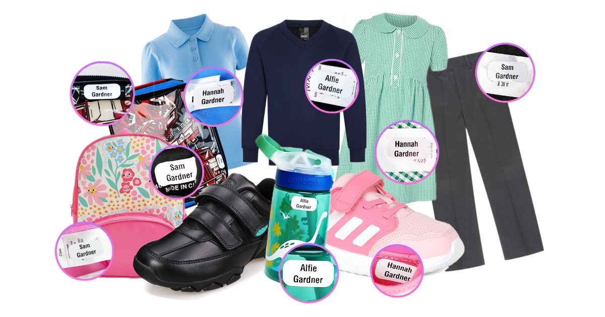 Name Labels | School Clothes Name Labels | Stikins